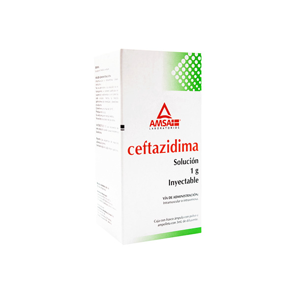 CEFTAZIDIMA 1G SOL INY - farmacia saga Saltillo